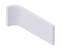 Series 15 - 3" x 7-3/8" soft radius cove | Subway Ceramics