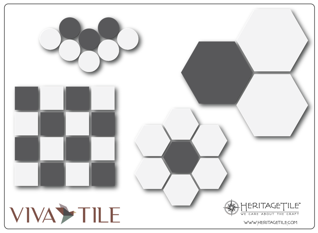 Classic Palette Sample Card [Viva Tile / Mosaics] | Subway Ceramics